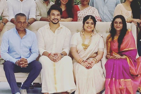 அட.. இவர்தான் இயக்குனர் கௌதம் மேனனின் மனைவியா?... இத்தனை நாள் இது ...