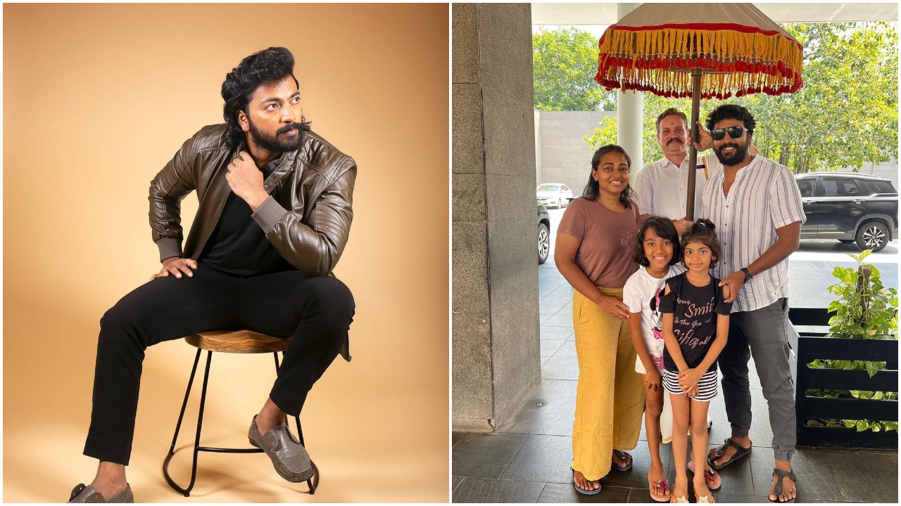 மனைவி மற்றும் குழந்தைகளுடன் மகாபலிபுரம் ரெசார்ட் சென்ற நடிகர் கலையரசன் ...